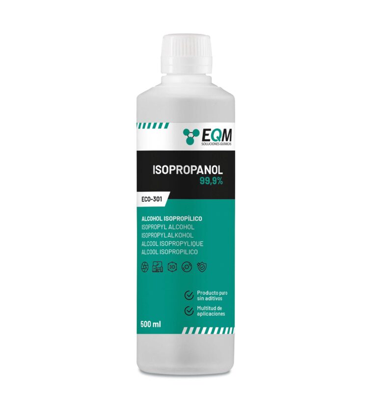 Isopropyl Alcohol EQM 99.9% Purity - Ecosoluciones Químicas