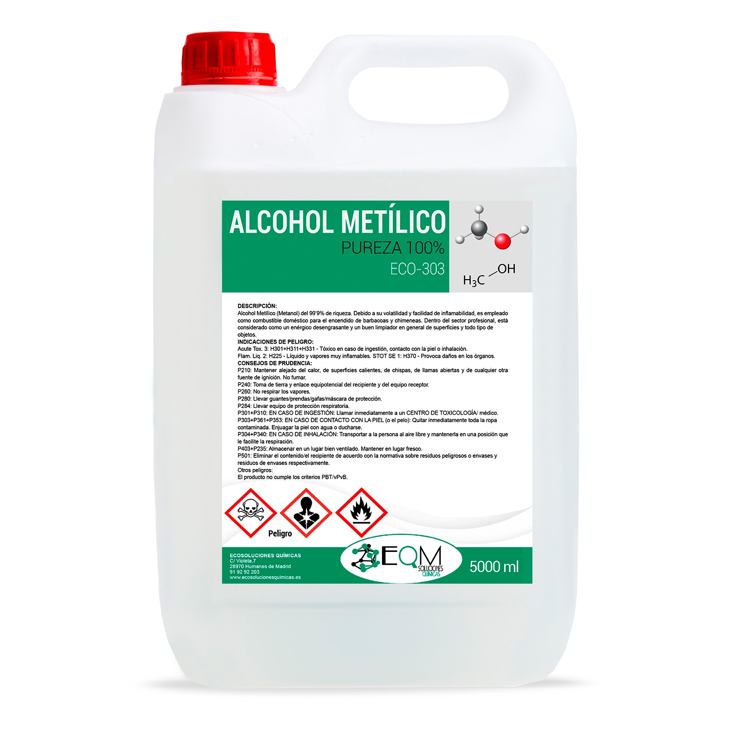Alcohol Metílico / Metanol – Ecosoluciones Químicas